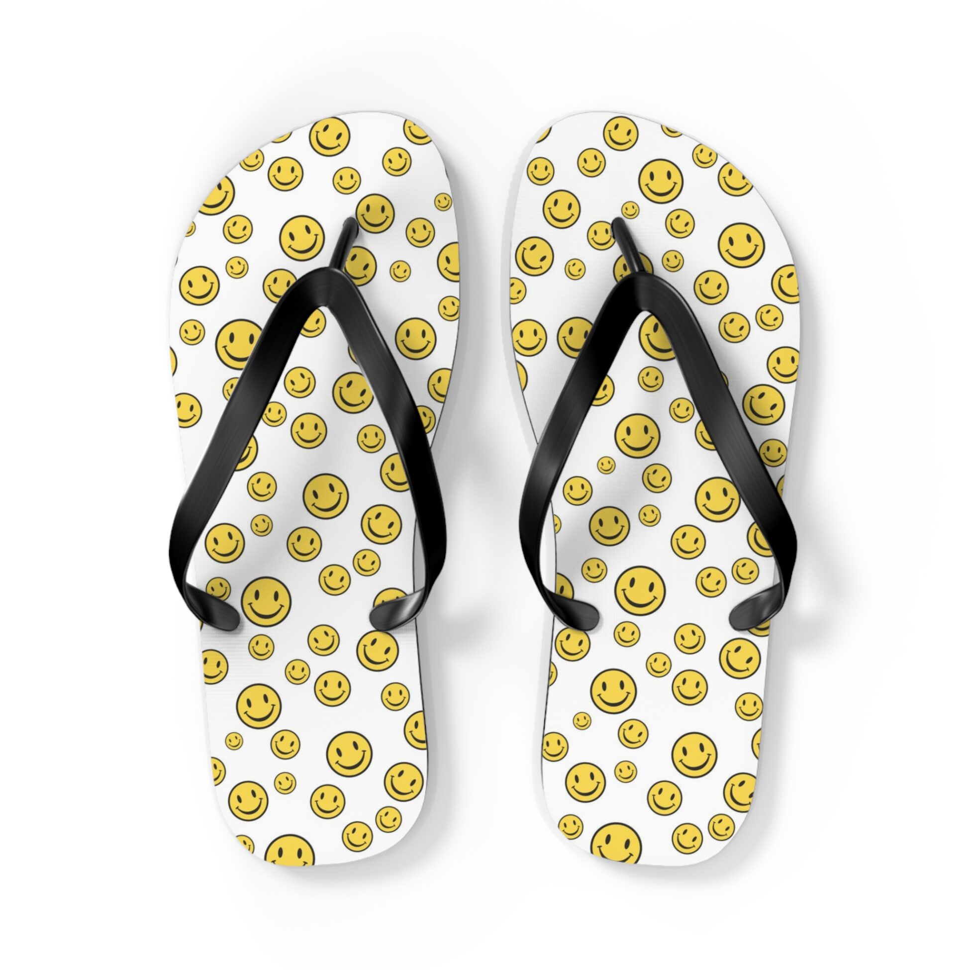 Flip-flops, Smiley Universe, yellow, the classic yellow smiley – A Time ...